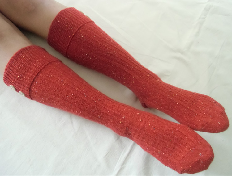 Buttons Socks For Boots, Buttons Trim Boot Socks, Ruffle Socks, Fashion ...