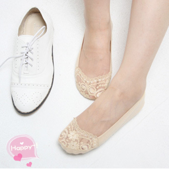 Flirty Lace Boat Socks,ENCHANTING LACE Lace Socks Heels Peep Socks ...