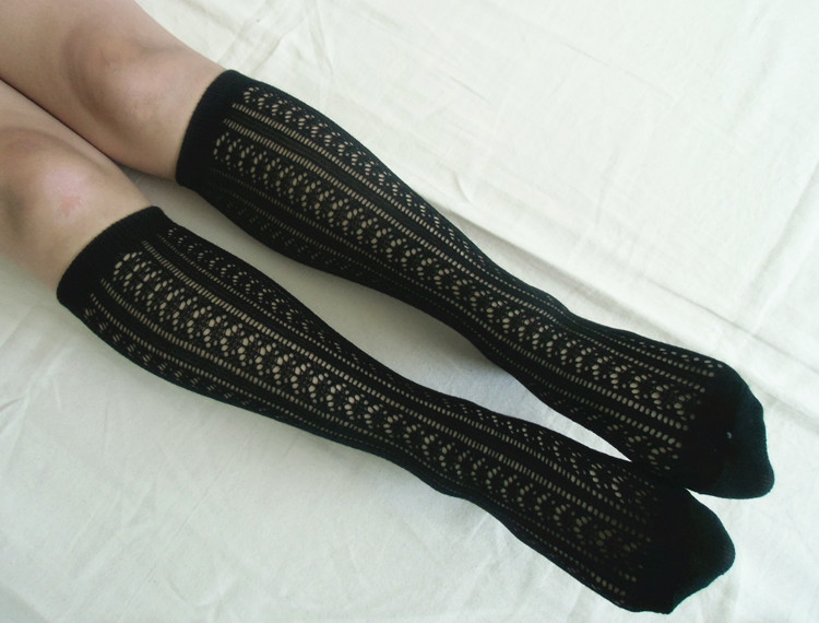 Knitting Socks, Hollow Out Socks. Womens Tall Knee Boot Socks Boot Cuff ...